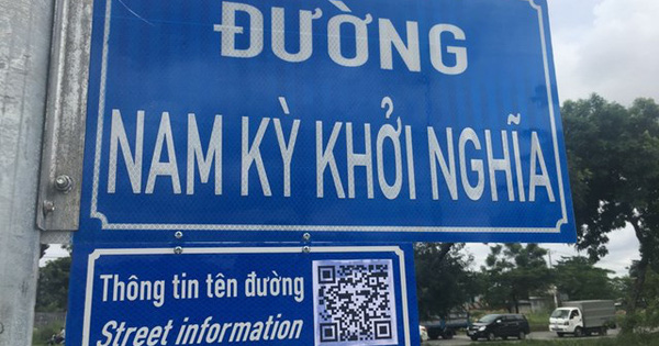 TP.HCM: Thí điểm gắn mã QR code trên bảng tên đường