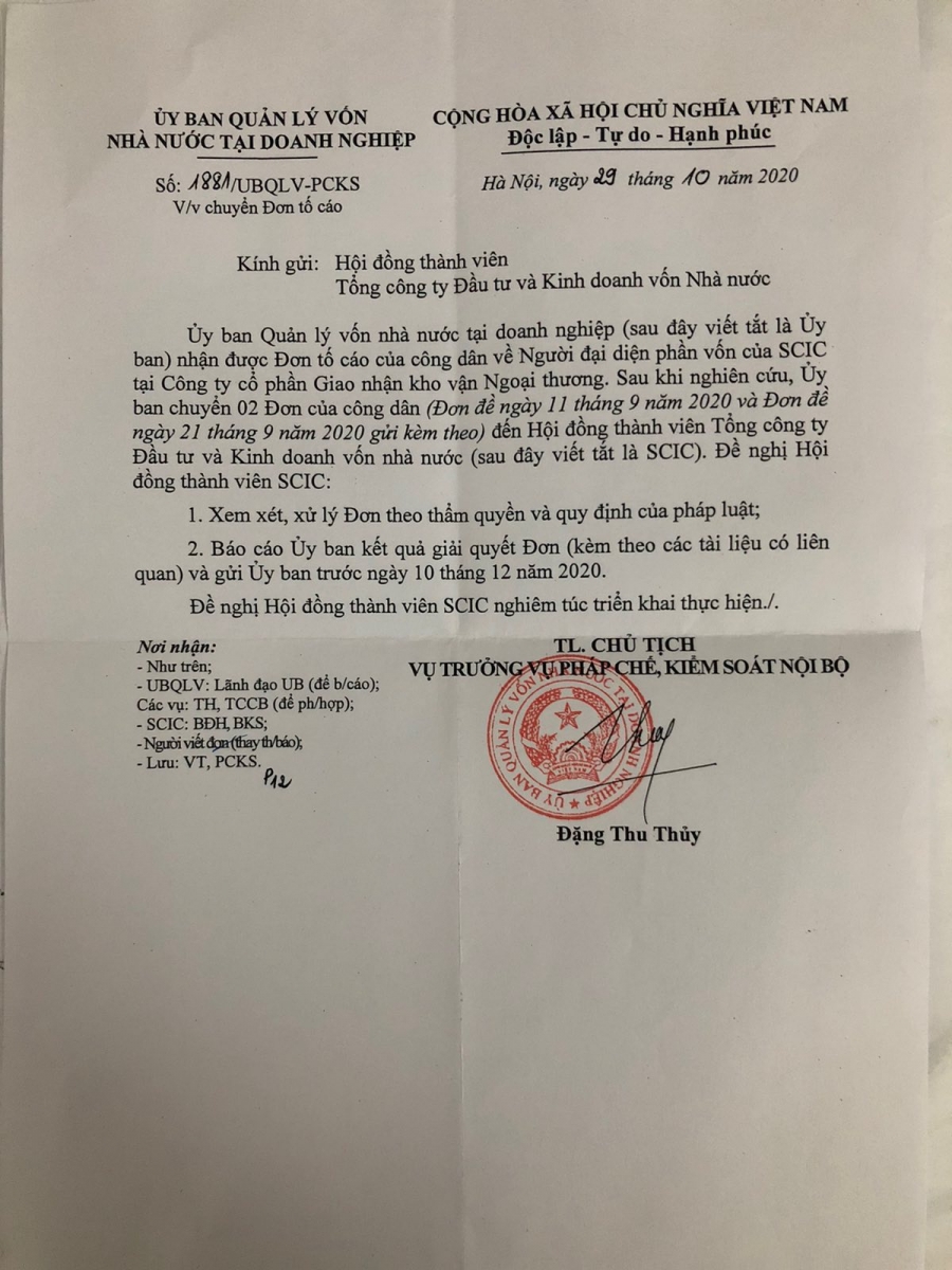 Lãnh đạo VIETRANS lập hợp đồng “ma” rút tiền nhà nước