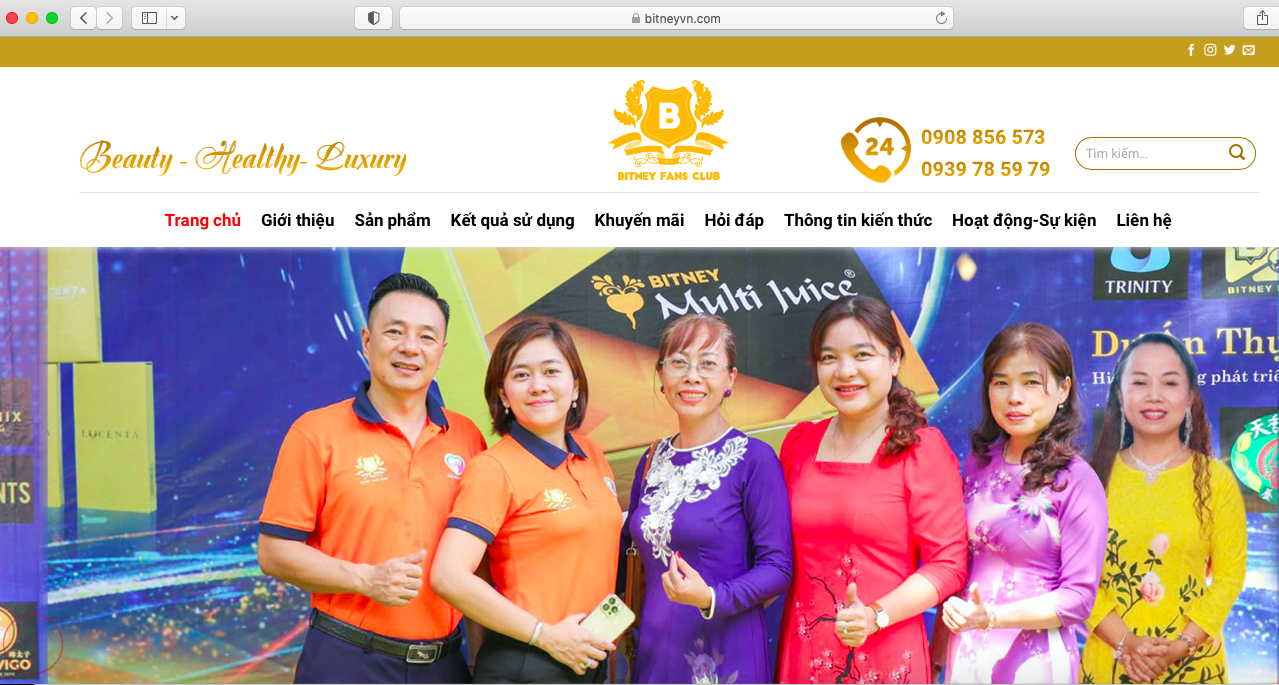 Sản phẩm của Tập đoàn Bitney vẫn bán công khai theo hình thức đa cấp ...